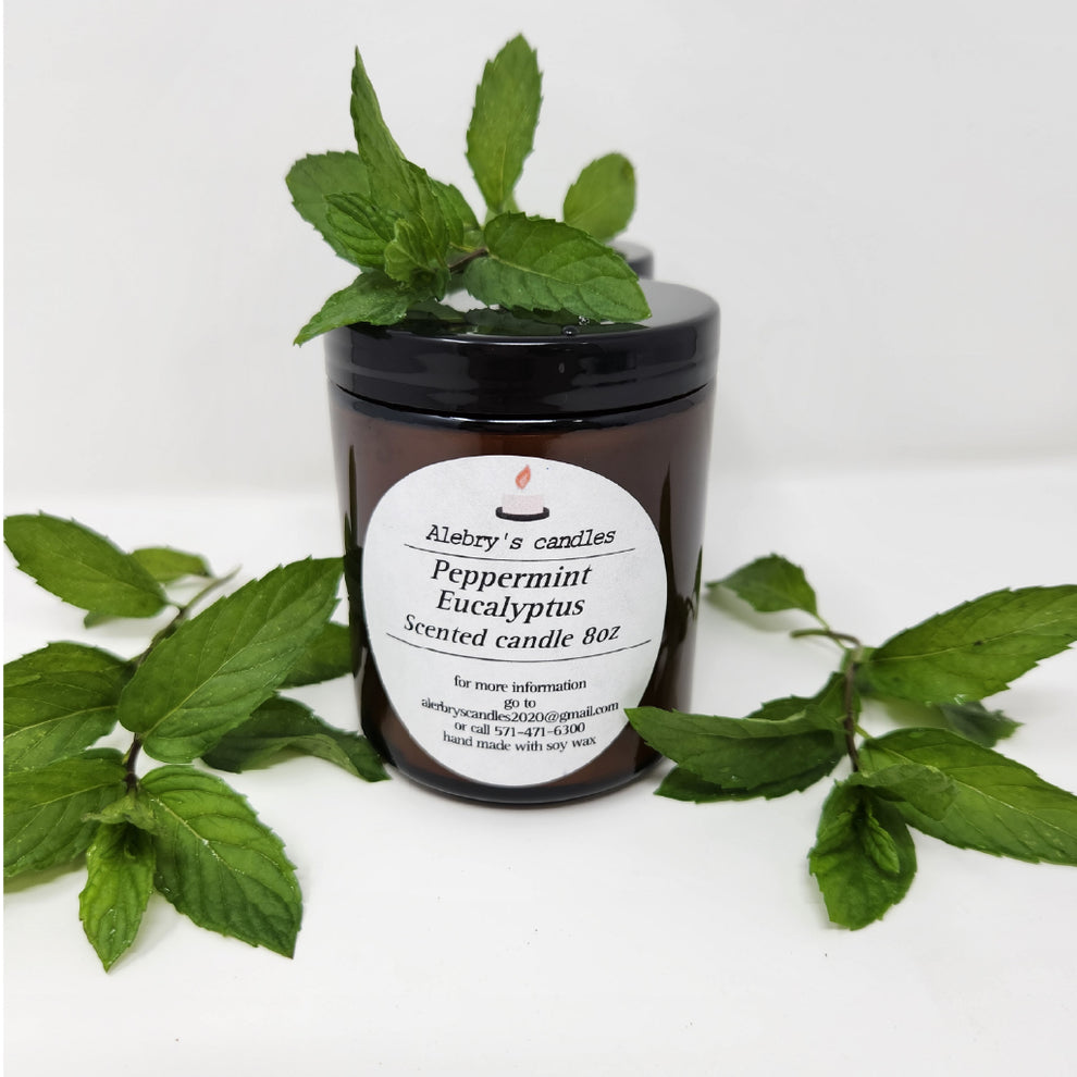 Peppermint & Eucalyptus – Alebry's Candles